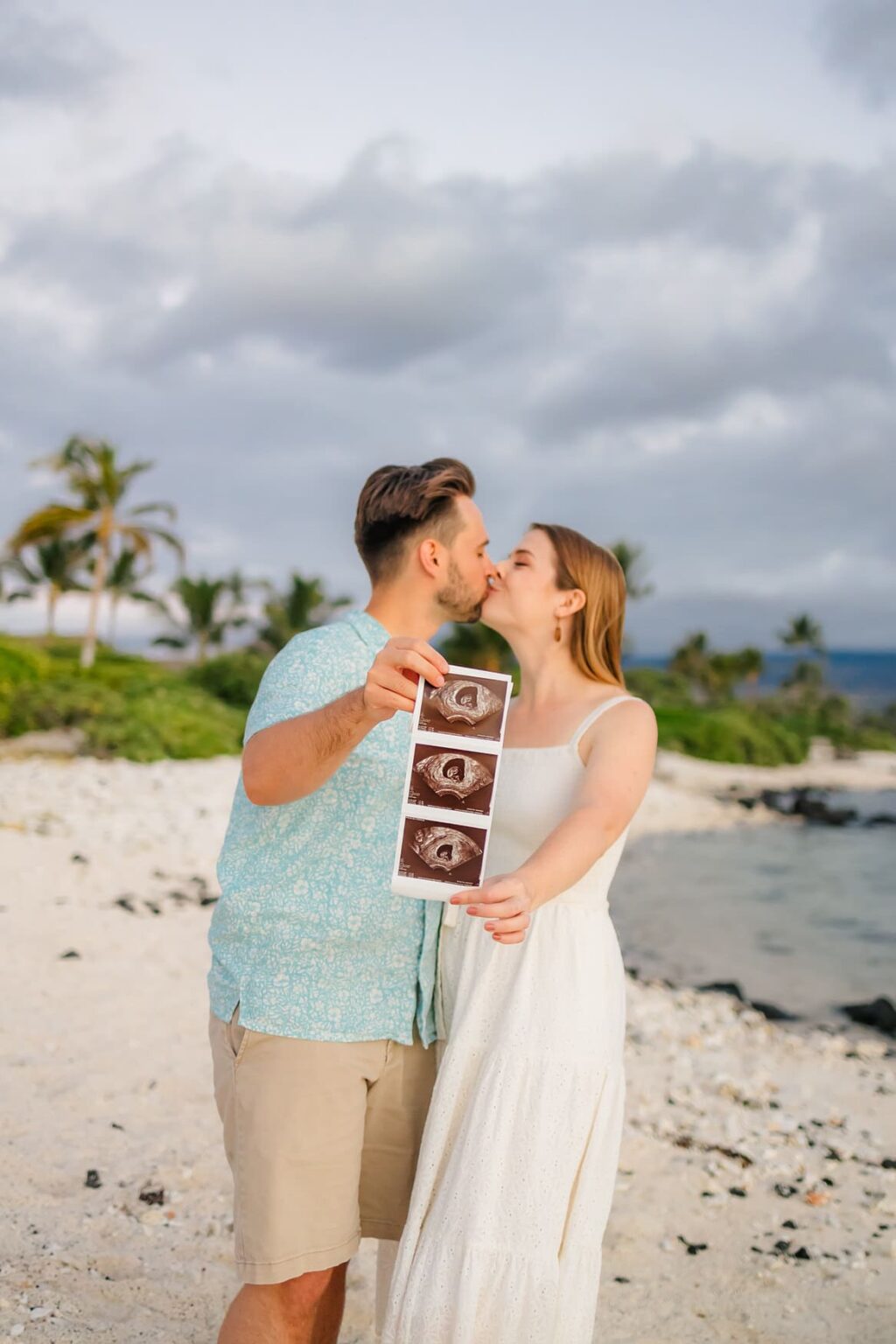 Pregnancy Announcement - Hawaii Sunset Beach Photographers - Hawaii ...